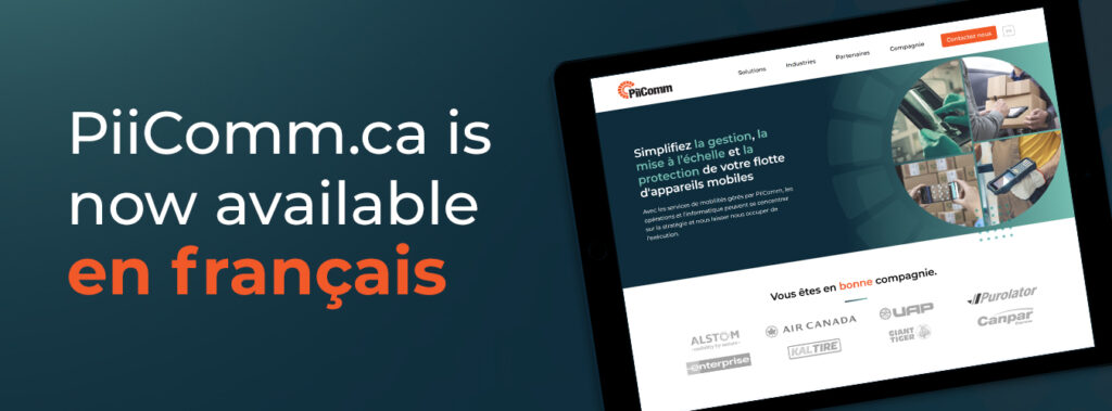 PiiComm.ca is now available en français! - PiiComm